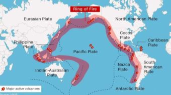 Pacific Ring of Fire Countries - Physical Geography
